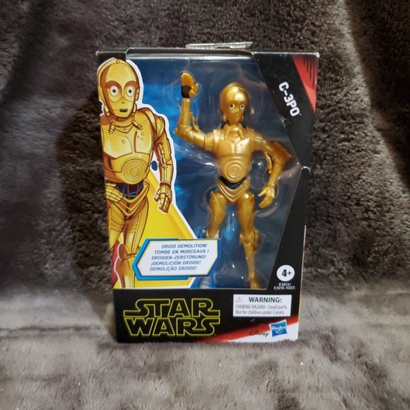 Hasbro | Toys | Hasbro Star Wars Galaxy Of Adventures C3po Toy Action Figure | Poshmark